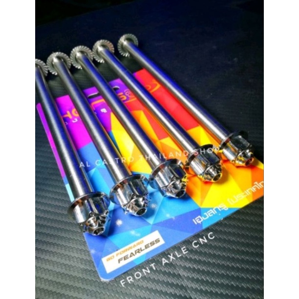 CNC Front axle Wave/Xrm/R150/Smash/Sniper150/Mio | Shopee Philippines