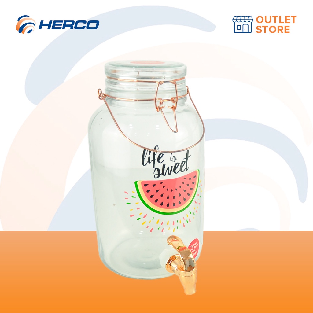 Home Essential 1Gal Life Is Sweet Beverage Dispenser # 4111 (Dented Box ...