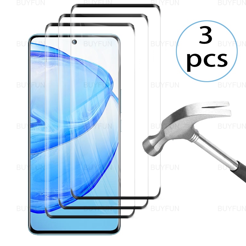 For vivo vi vo vovi V25 Pro 5G 6.56inch Case 3pcs 9D Curved Black Edge ...