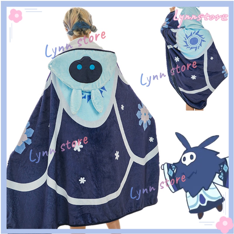 Game Genshin Impact Abyss Mage Pajamas Flannel Cloak Cape Adult/Kid ...