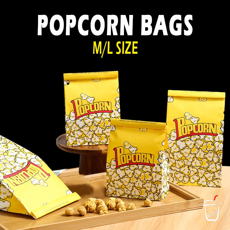 50pcs Popcorn Paper Bags/Popcorn Container/Popcorn Packing Bucket Cup ...