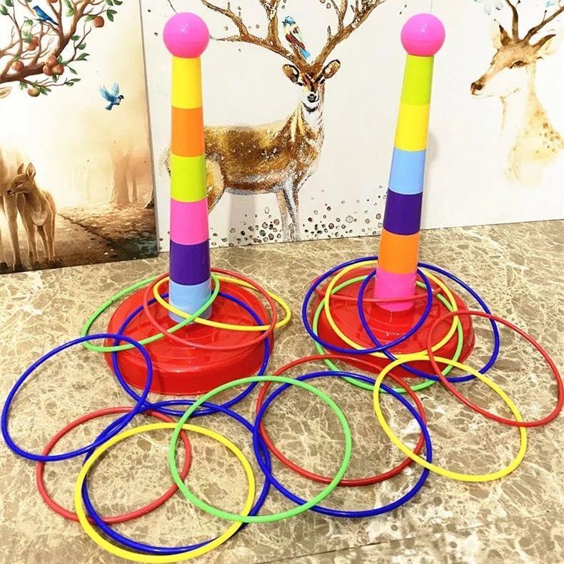 Indoor Outdoor Sports Toy Throwing Game Circle Ferrule Stacked Layers ...