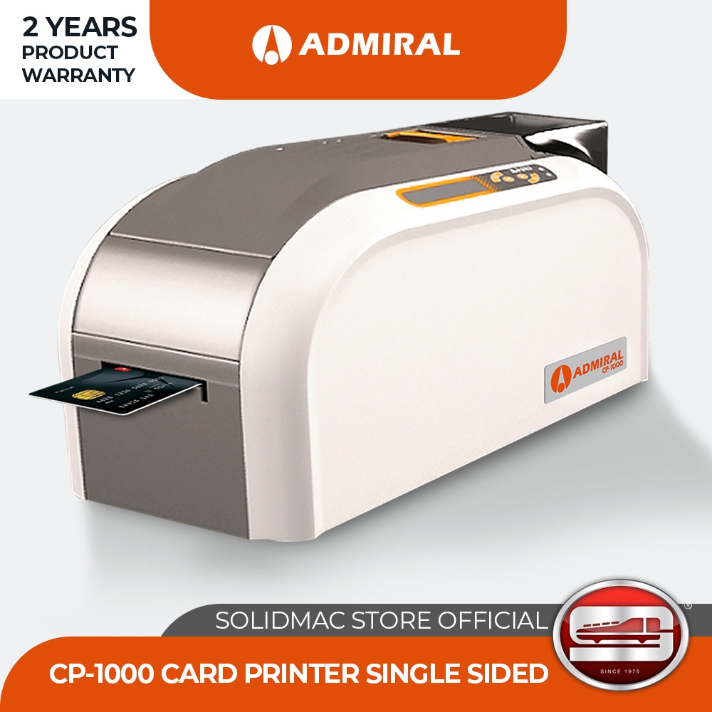 Admiral CP-1000 SINGLE SIDED Instant Card Printer for ATM, School ID’s ...