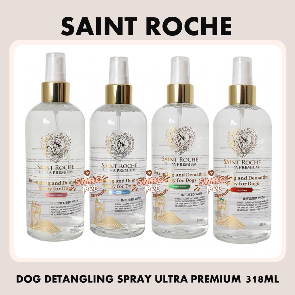 Saint Roche (St Roche) Ultra Premium Heaven Scent 318ml Dog Detangling ...