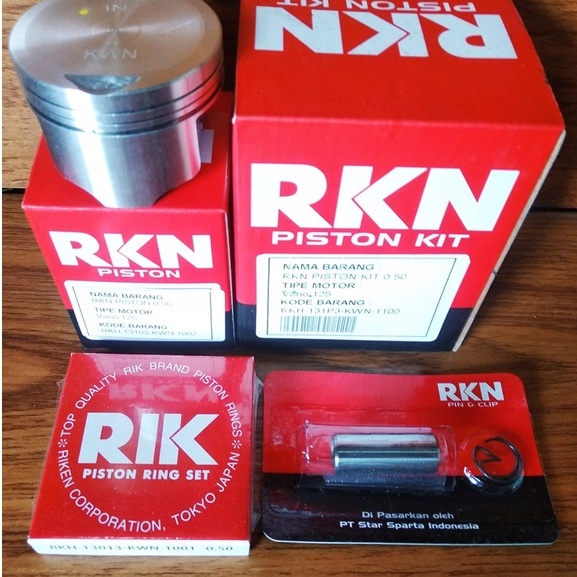 Piston KIT VARIO 125 RIKEN Pistonvario 125 TECHNO VARIO 125 Fi RKN ...