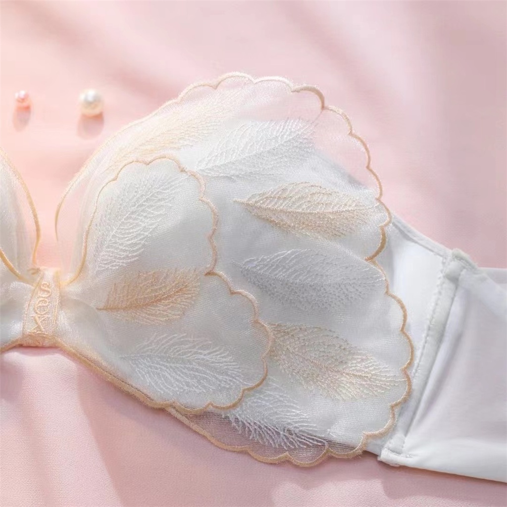 Japanese Strapless Push Up Bra Wireless Thin Sweet Underwear Women ...