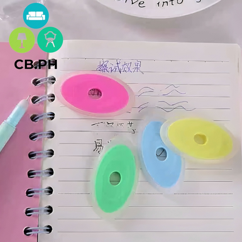 CB.PH Erasable Gel Pen Special Oval Shape Rubber Pen Set Beautiful ...