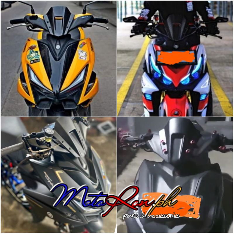 Aerox v1 v2 custom Visor Windshield | Shopee Philippines