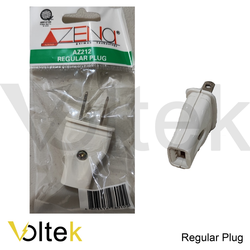 Azena plug & adaptor(regular, muticolored, universal adaptor, round to ...