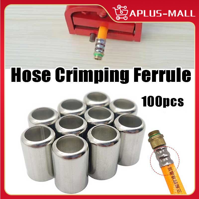 100Pcs Hose Crimping Ferrule Set For Pressure Washer / Power Sprayer ...