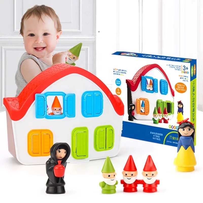 (Whiz Games) Snow White And The Seven Dwarfs Smart Games Logic Game ...