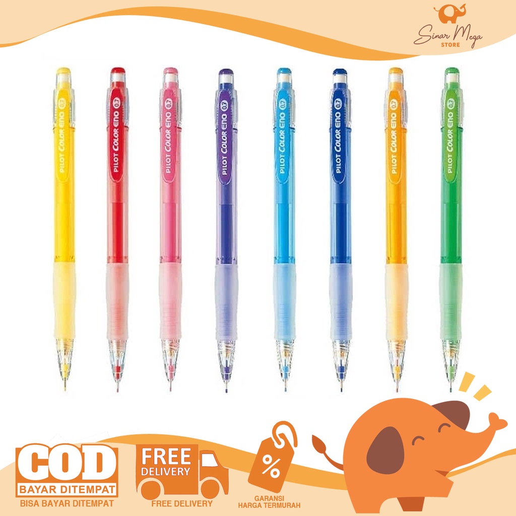 Pilot COLOR ENO 2B 0.7mm MECHANICAL PENCIL/COLOR MECHANICAL PENCIL ...