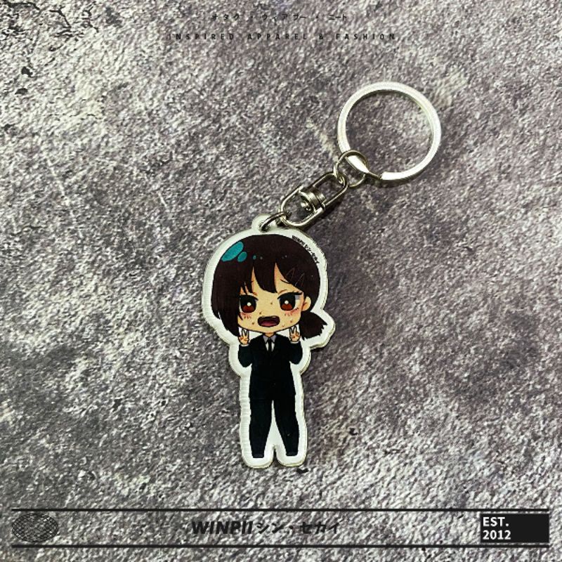 Kobeni Hagashiyama Anime Chainsaw Man Acrylic Keychain | Shopee Philippines