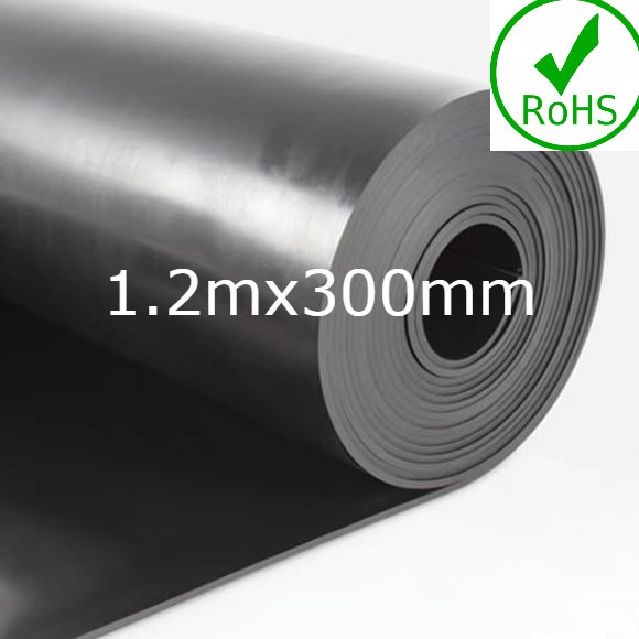 Maxx-Seal Black EPDM Rubber Sheet Smooth Surface EPDM Sheet 1.2mx300mm ...