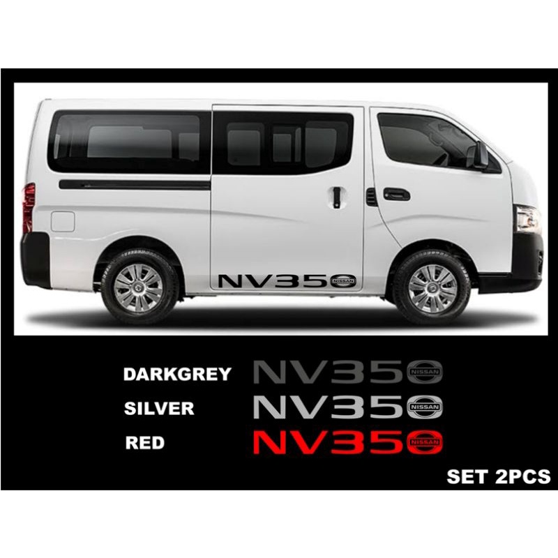 NV350 Sticker Design for Nissan Side Body Set 2pcs | Shopee Philippines