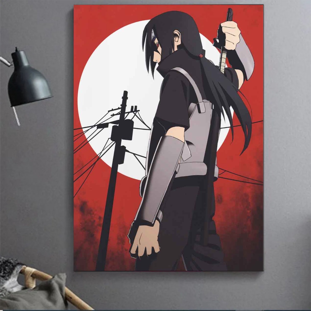 Itachi Uchiha Wall Poster Anime Manga Uzumaki Naruto Boruto A4 & A5 HD ...
