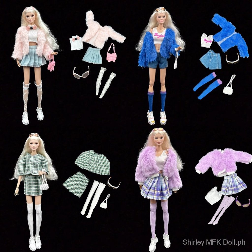 30cm Replica Mattel Barbie Kerr 1/6 Point Supermodel Doll Clothes Xinyi ...