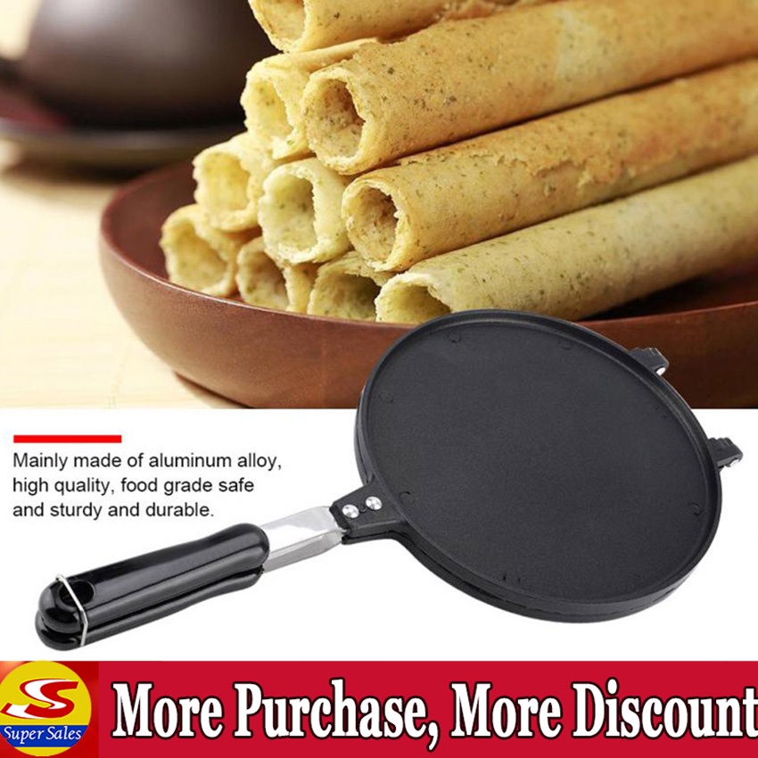 【SuperSales】Egg Roll Pan Non Stick Plate Eggettes Pan Aluminum Alloy ...