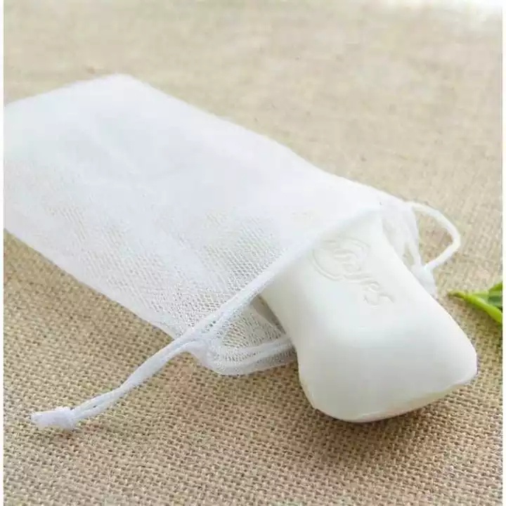 Manual Foaming Net Bag Facial Cleanser Wash Face Soap Liquid Soap ...