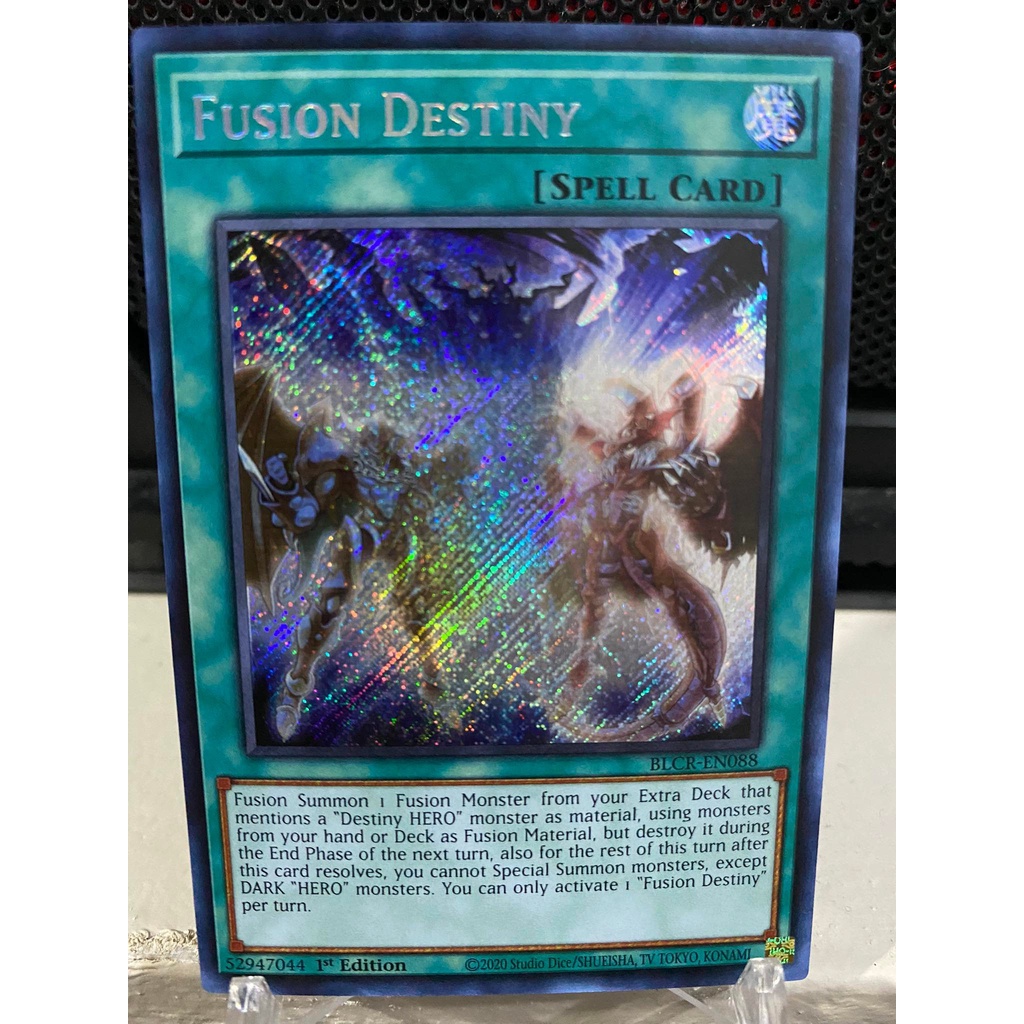 Fusion Destiny - BLCR-EN088 - Secret Rare 1st Edition | Shopee Philippines
