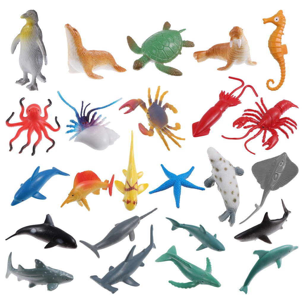 [READY STOCK] Sea Creatures Toys for Kids Animals Realistic Deep Mini ...