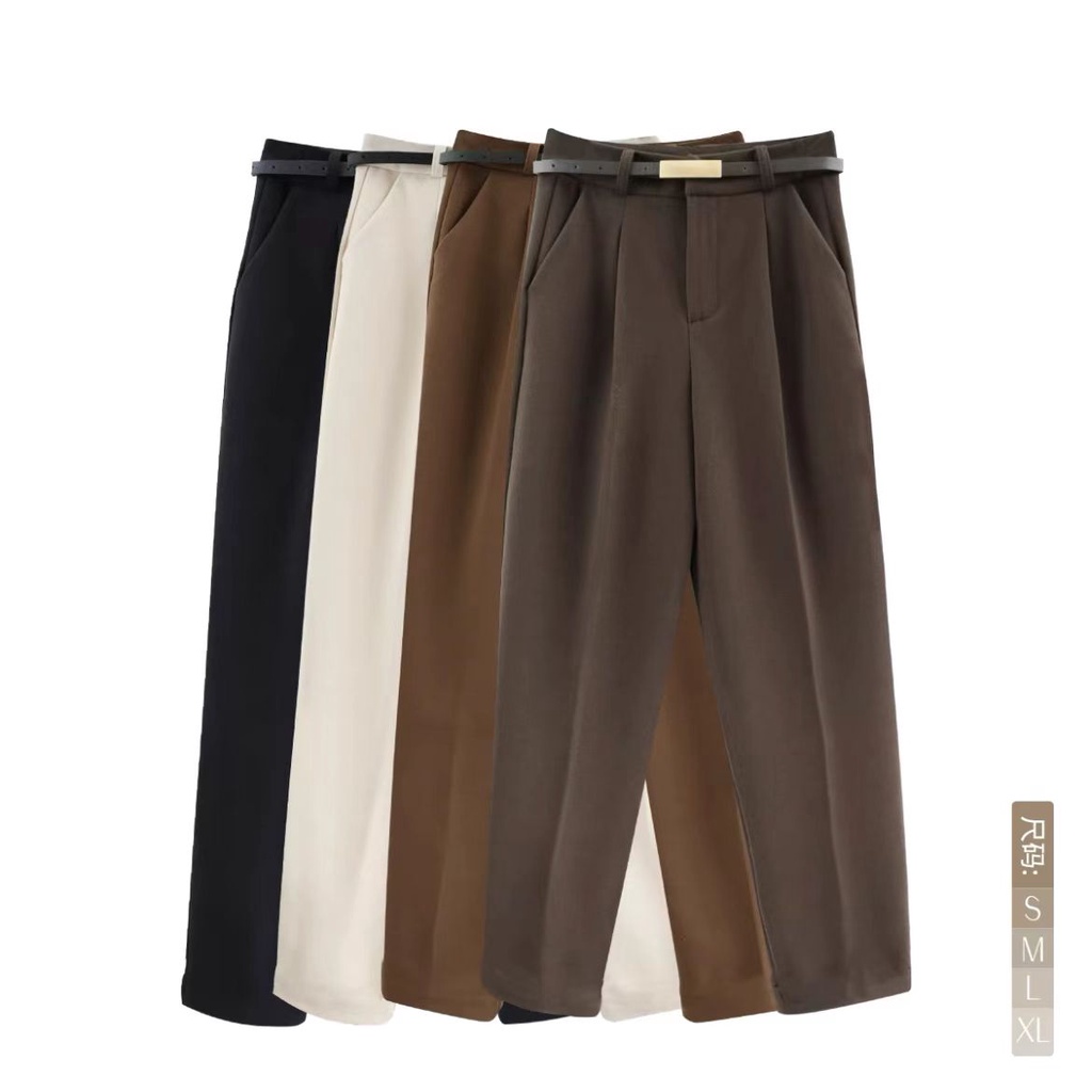Kinwoo new style high quality women's trousers high waist tapered ...