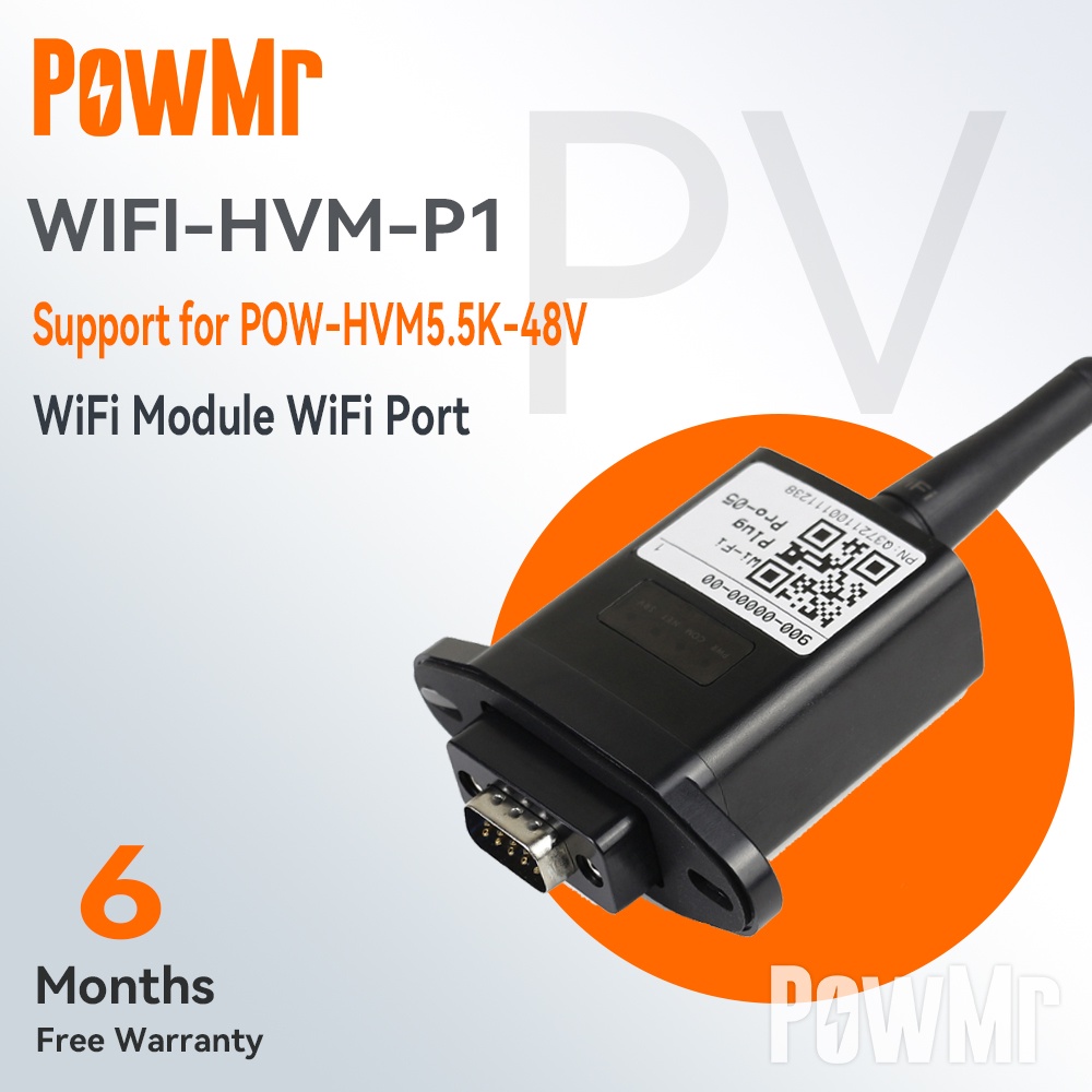 PowMr WIFI-HVM-P1 Wireless WiFi Module Device with RS232 Remote ...