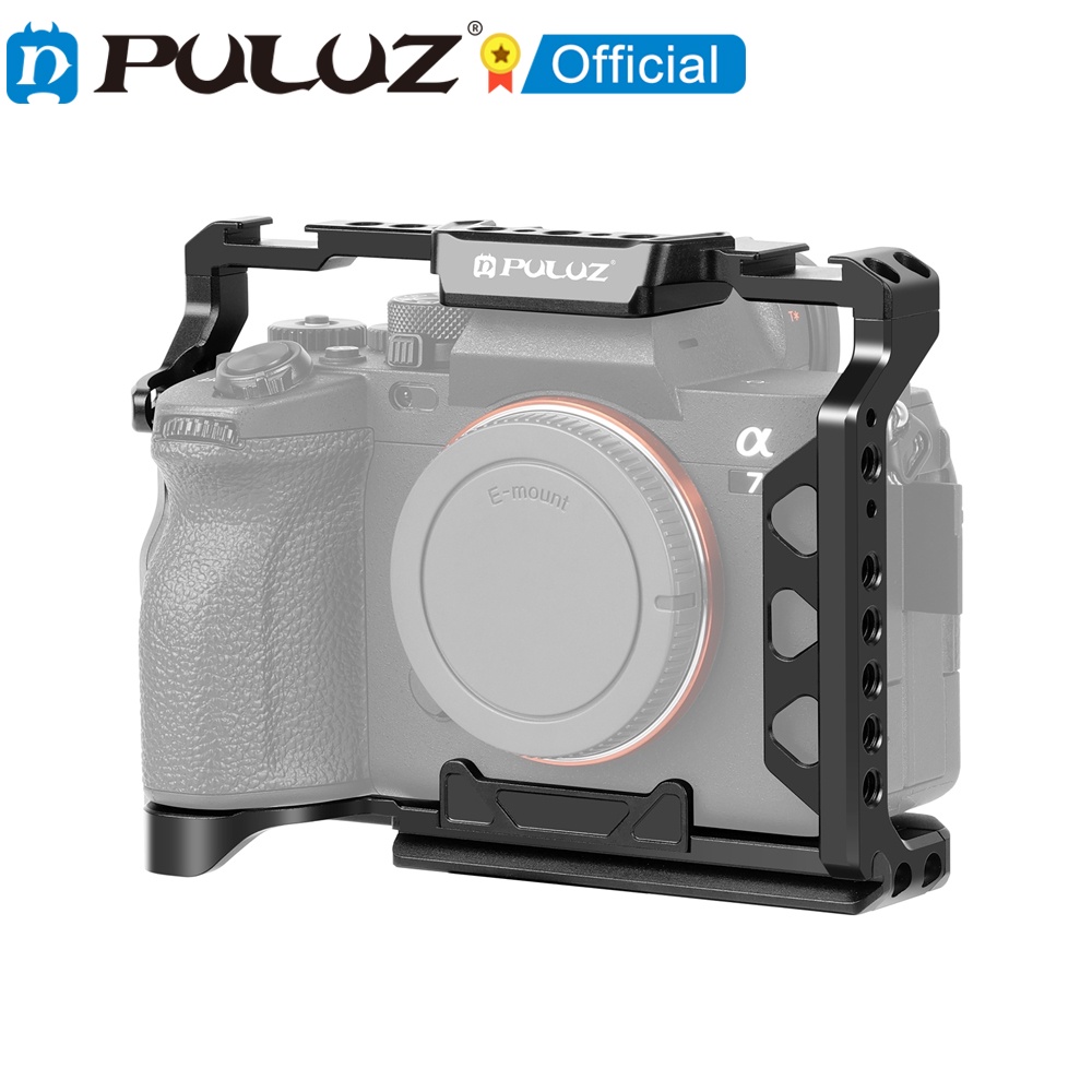 PULUZ Metal Camera Cage Stabilizer Rig for Sony A7 IV / ILCE-7M4 / A7M4 / A7M3 / A7R3 / A7R III ...