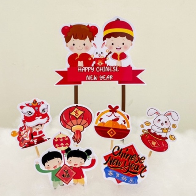 Chinese NEW YEAR CAKE TOPPER/CHINESE NEW YEAR CAKE TOPPER/CHINESE NEW ...