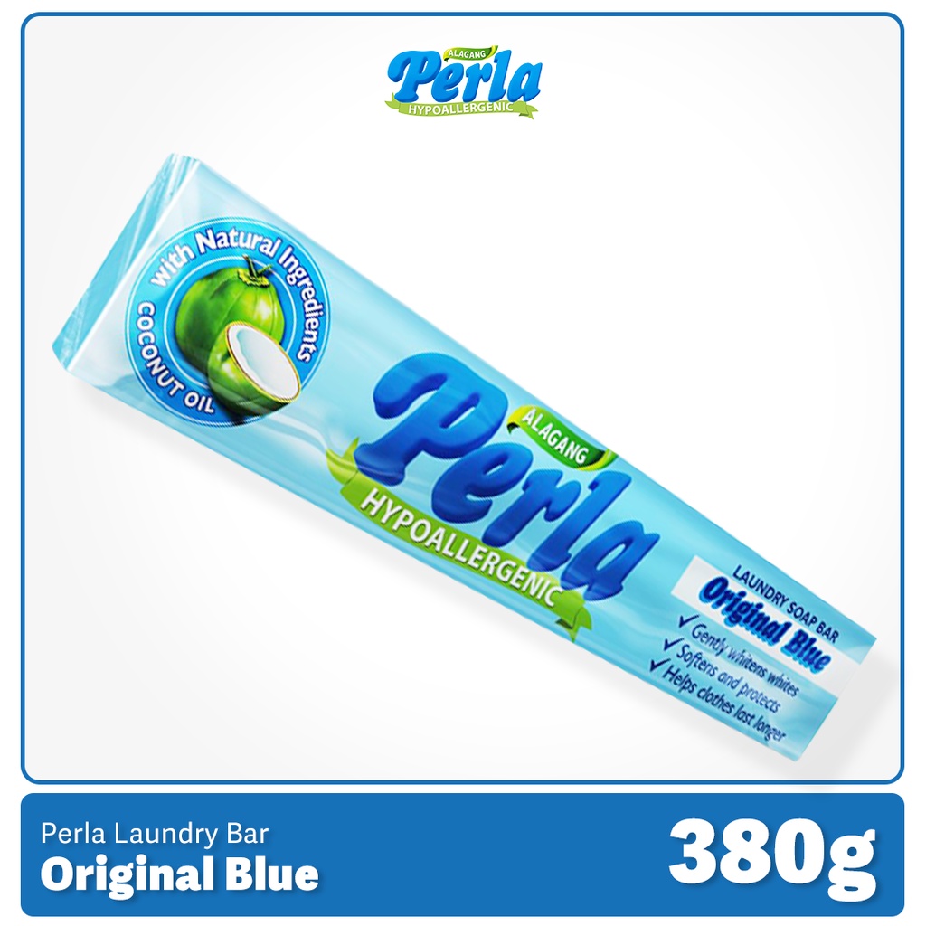 Perla Laundry Bar 380g Original Blue | Shopee Philippines