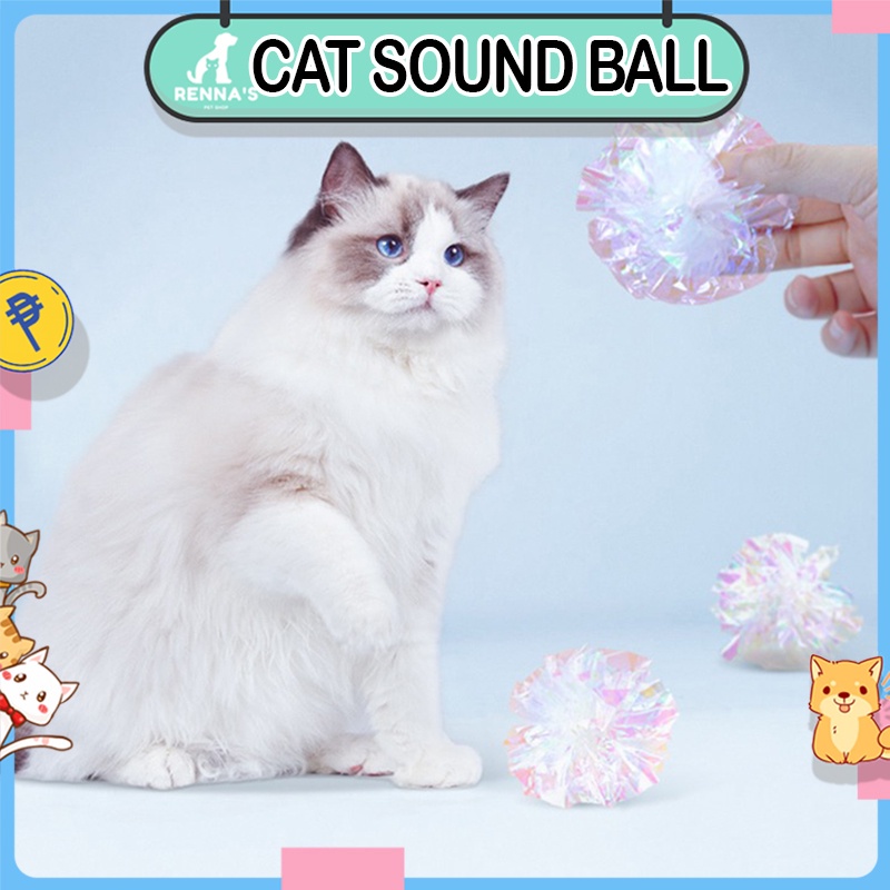 Renna's Cat Sound Ball Toys For Cat Interactive Toy Cat Teaser Cat Toys ...