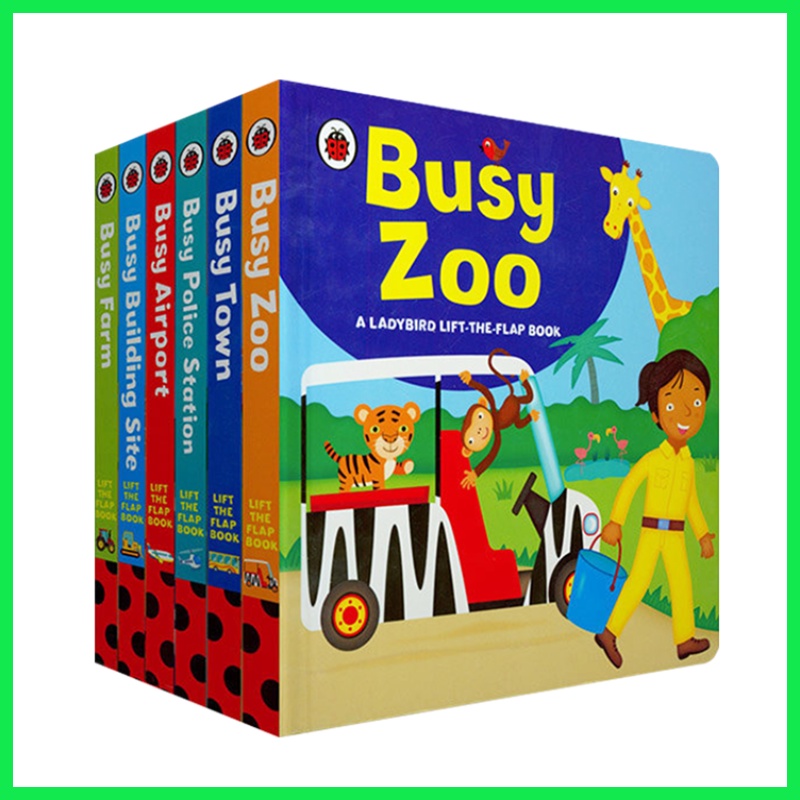 Ladybird Lift-the-Flap Busy Book Busy Police Station/Zoo/Airport/Town,0 ...