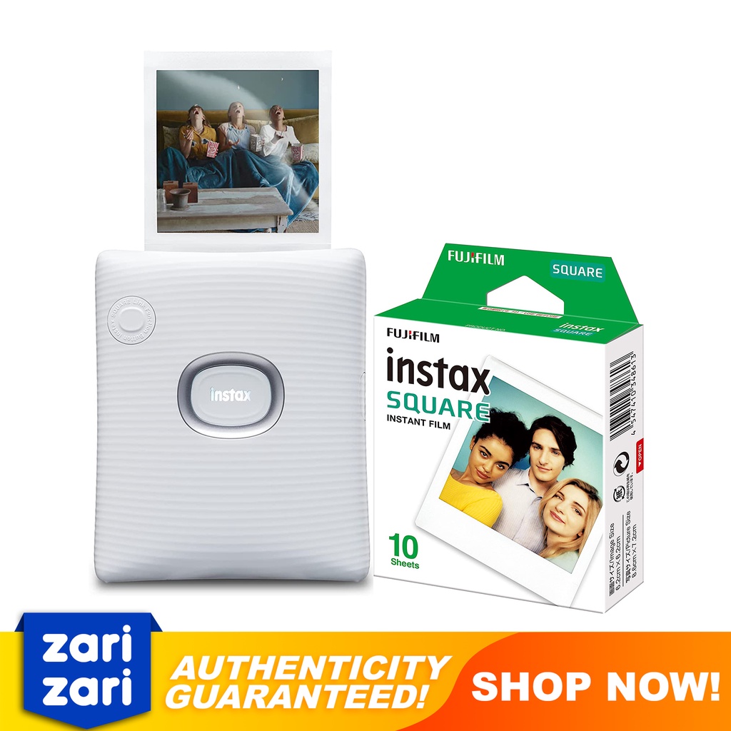 Fujifilm Instax Smartphone Printer Square Link with Free Square Films ...