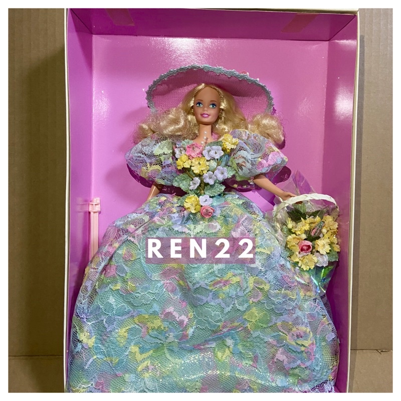 Vintage 1994 Spring Bouquet Barbie Enchanted Seasons Collection ...