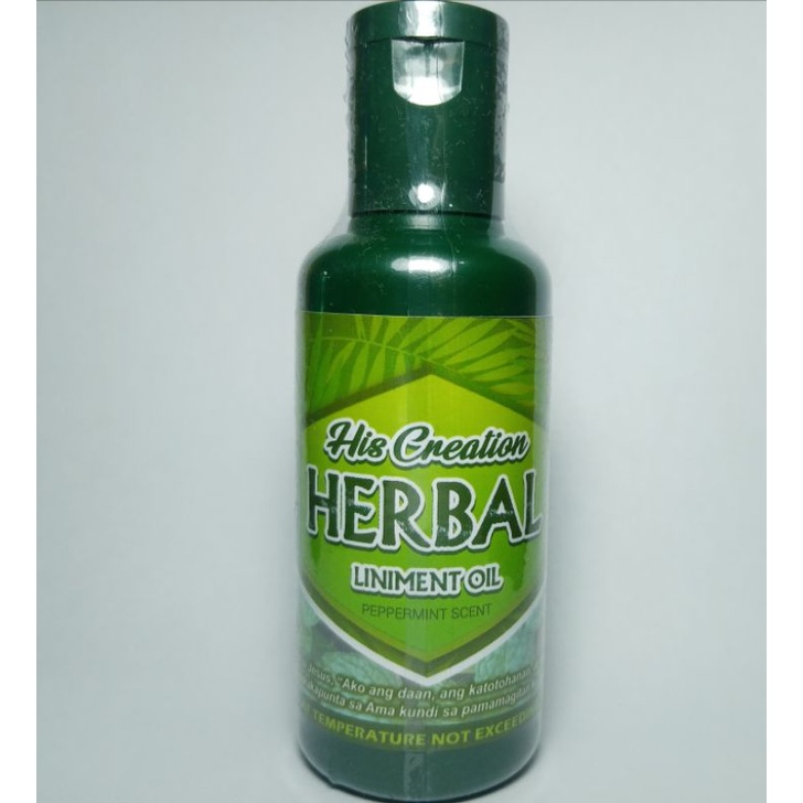 Moringa, Sambong, Lagundi His Creation Liniment Oil Peppermint Scent 60 ...