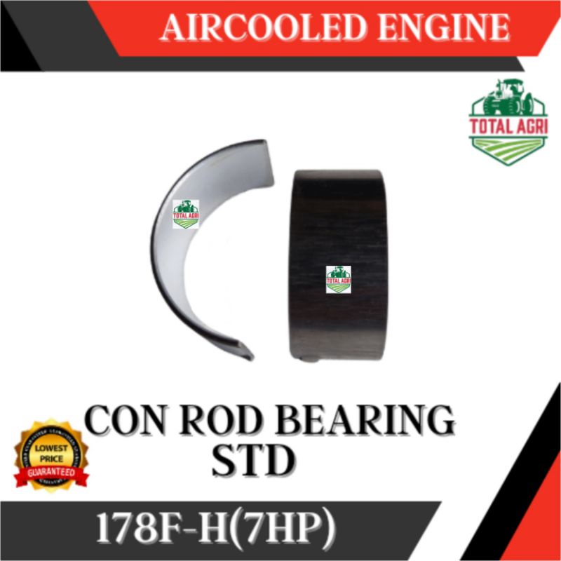 Connecting Con Rod Bearing STD 38mm 178F-H Aircooled Diesel Engine 7HP ...