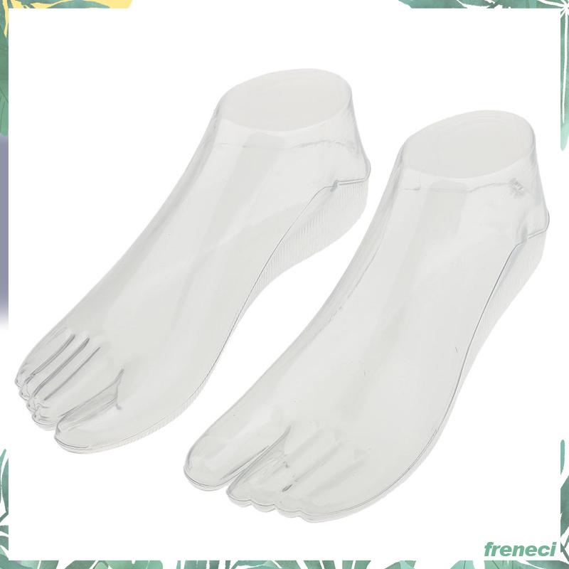 Pair of Women Feet/Foot Display Shoes Socks Mannequin Display Model ...