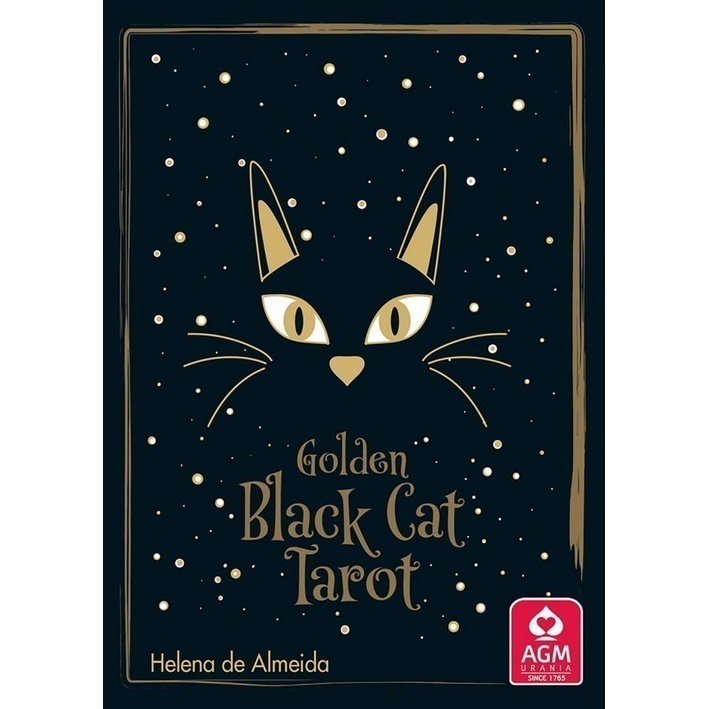 Golden Black Cat Tarot (Authentic Tarot and Oracle Cards) | Shopee ...