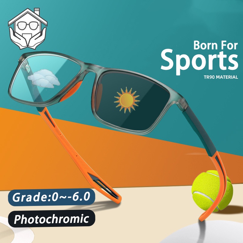 Graded Glasses For Women Men Photochromic Grey or Anti Radiation ...