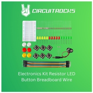 Circuitrocks Electronics Kit Resistor LED Button Breadboard Wire ...