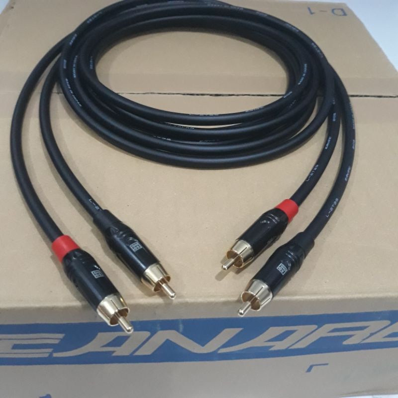 Canare cable (made in Japan) 1 meter RCA jack to RCA gold plug/install ...
