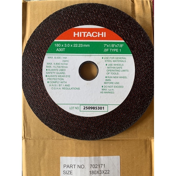 Hitachi / hikoki cutting disk cut off wheel | Shopee Philippines
