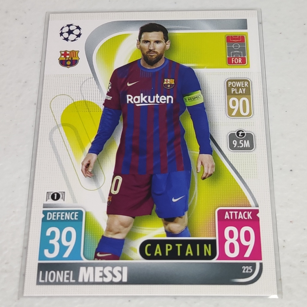 Lionel Messi Match Attax 2022 Captain Soccer Football Card 225 | Shopee ...