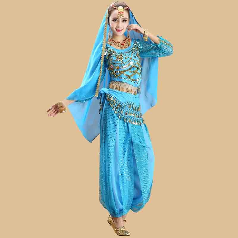 Belly Dance Dress Professional Oriental Bellydance Costume Set Costumes
