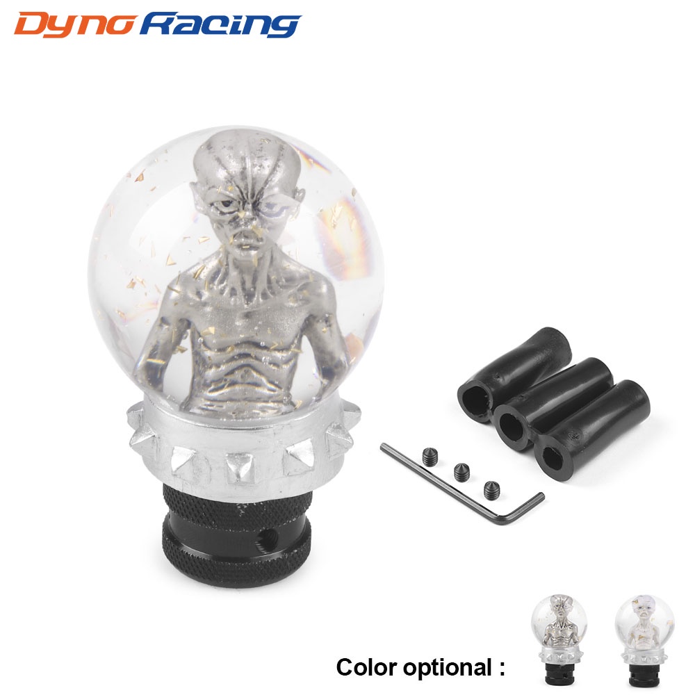Racing Car Crystal Resin Alien Gear Shift Knob Car Ball Shape Shifting ...