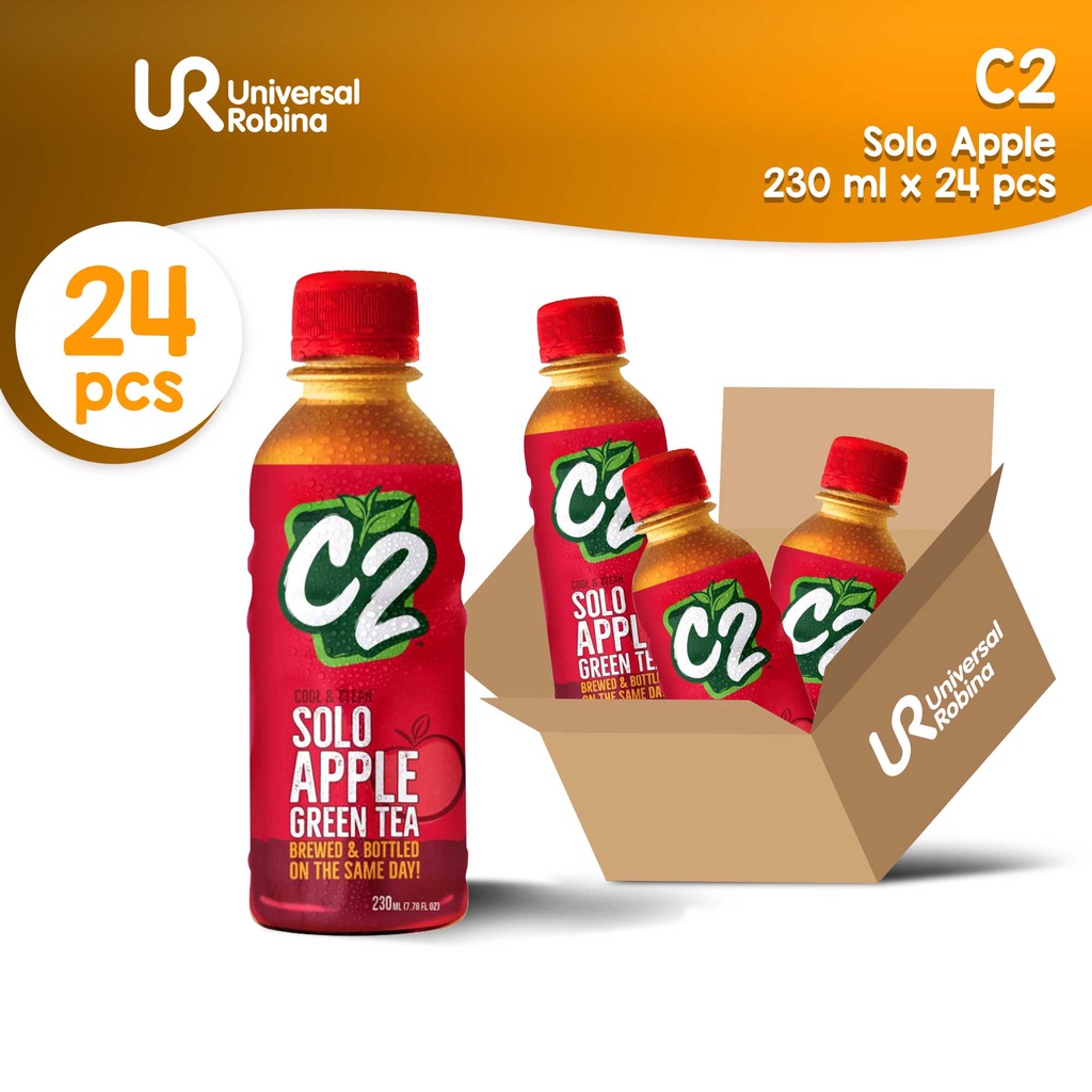 24 x C2 Solo Apple Green Tea (230ml) | Shopee Philippines