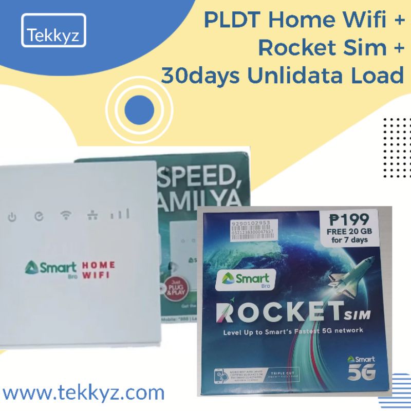 PLDT RO51 OPENLINE+ROCKETSIM 20GB/7DAYS+30DAYS UNLIDATA LOAD | Shopee ...
