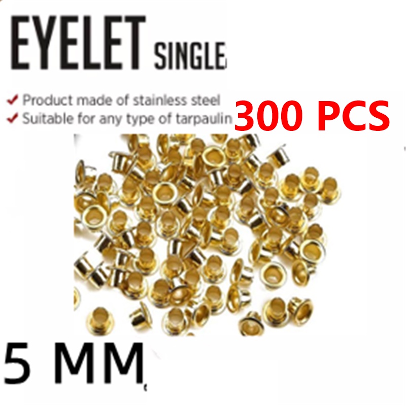 5mm 2in1 Eyelet Puncher for Hang Tag with Eyelet Grommet Leather Paper ...