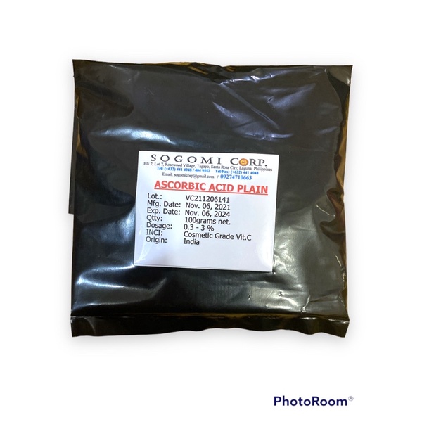 Vit C Ascorbic Acid 100grams Sogomi Shopee Philippines