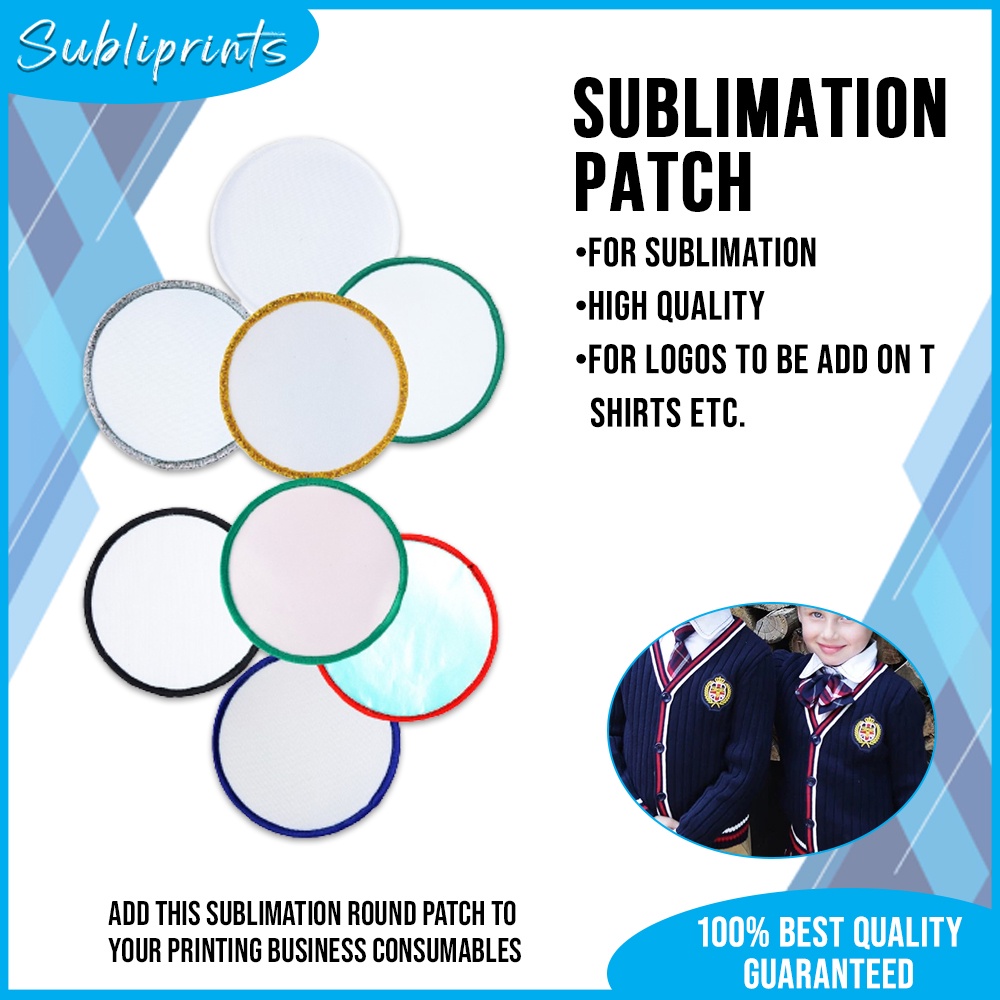 Sublimation Round Patch for T-Shirt Personalize Logo Patches Company ...
